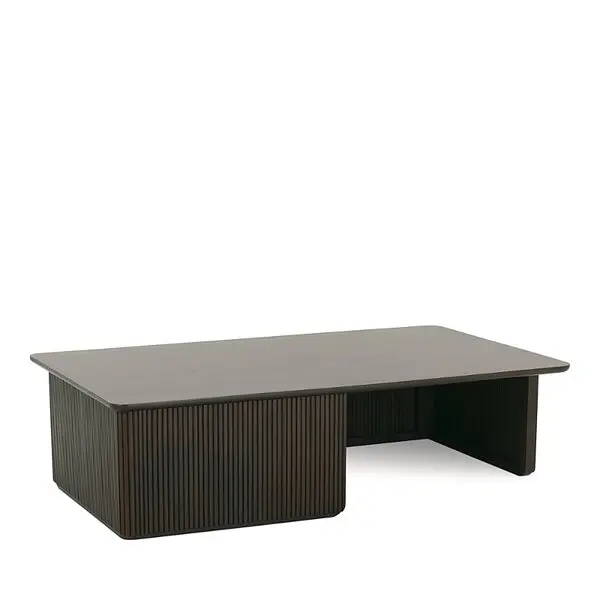 HUDSON PARK COLLECTION Rowe Fidi Rectangle Cocktail Table - Godiva