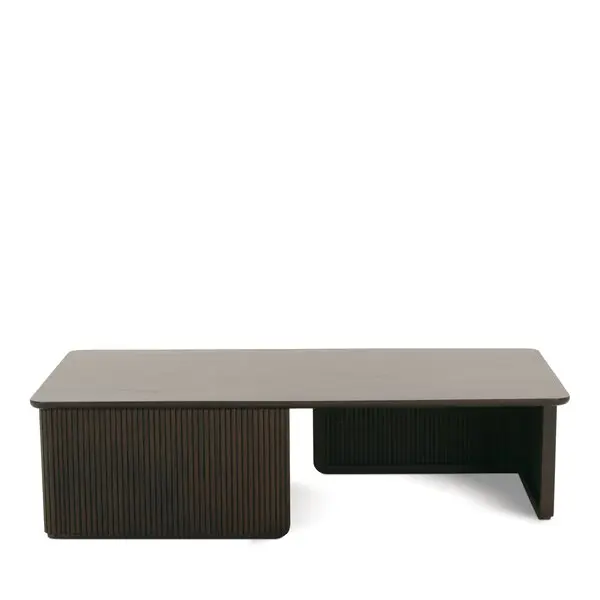 HUDSON PARK COLLECTION Rowe Fidi Rectangle Cocktail Table - Godiva