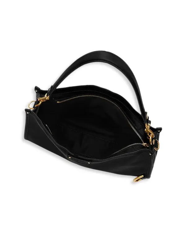 Rebecca Minkoff M.a.b. Medium Leather Shoulder Bag - Black