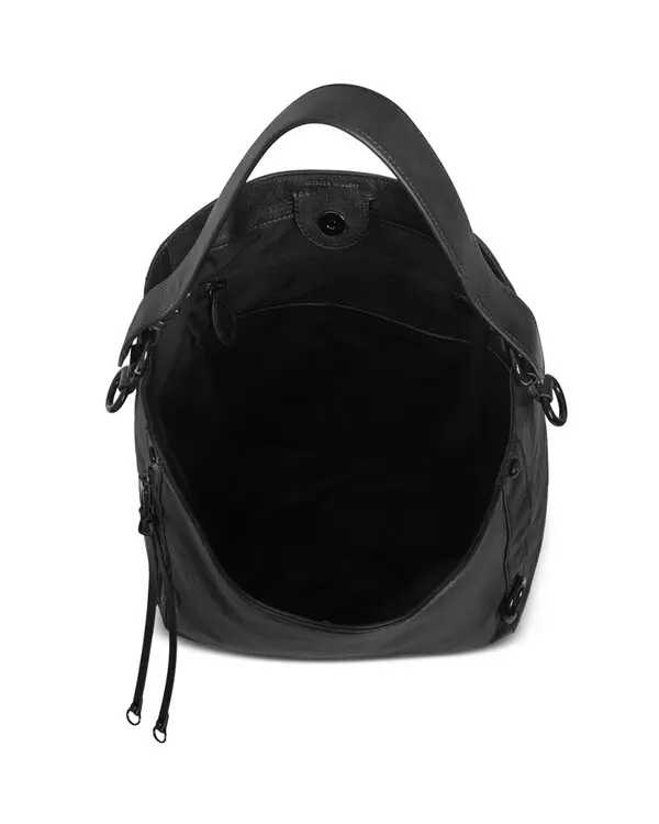 Rebecca Minkoff M.a.b. Leather Hobo - Black