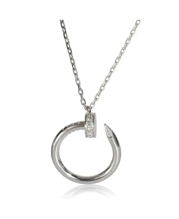 CARTIER Juste Un Clou Necklace, 16 - White