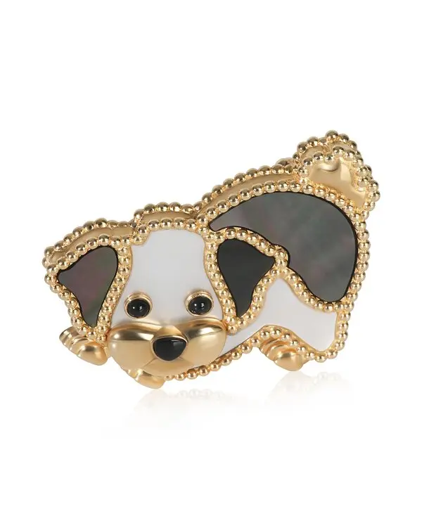 VAN CLEEF & ARPELS Lucky Animals 18k Yellow Brooch - Gold