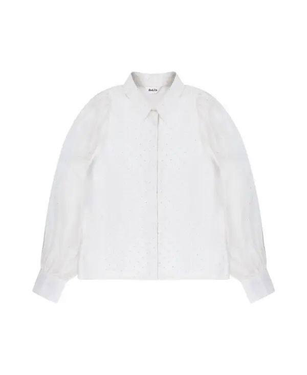 RO & ZO Button-up Diamante Shirt