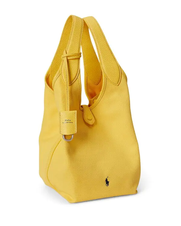 Polo Ralph Lauren Play Medium Leather Shoulder Bag - Yellow