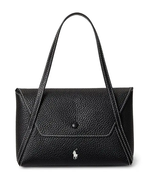Polo Ralph Lauren Polo Play Mini Leather Envelope Bag - Black