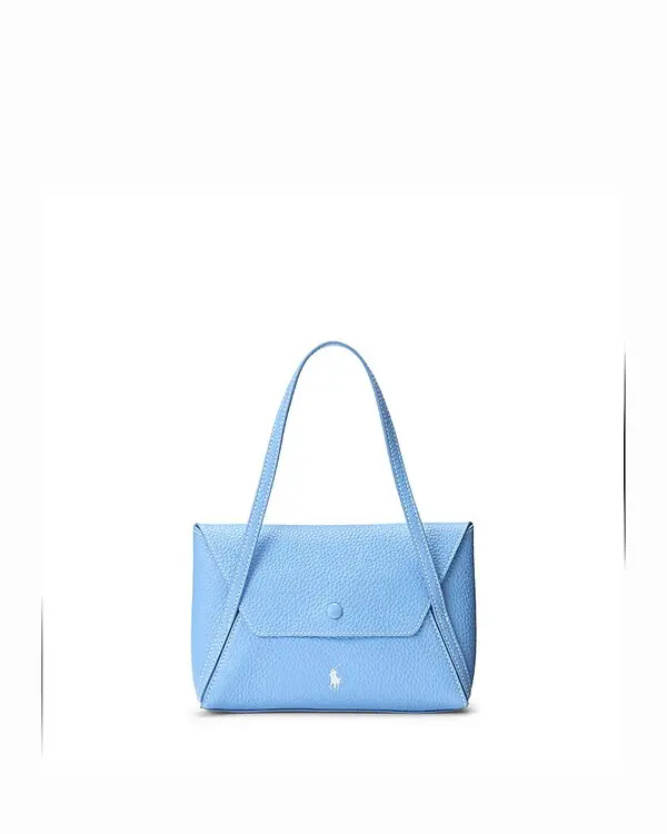 Polo Ralph Lauren Polo Play Mini Leather Envelope Bag - Blue