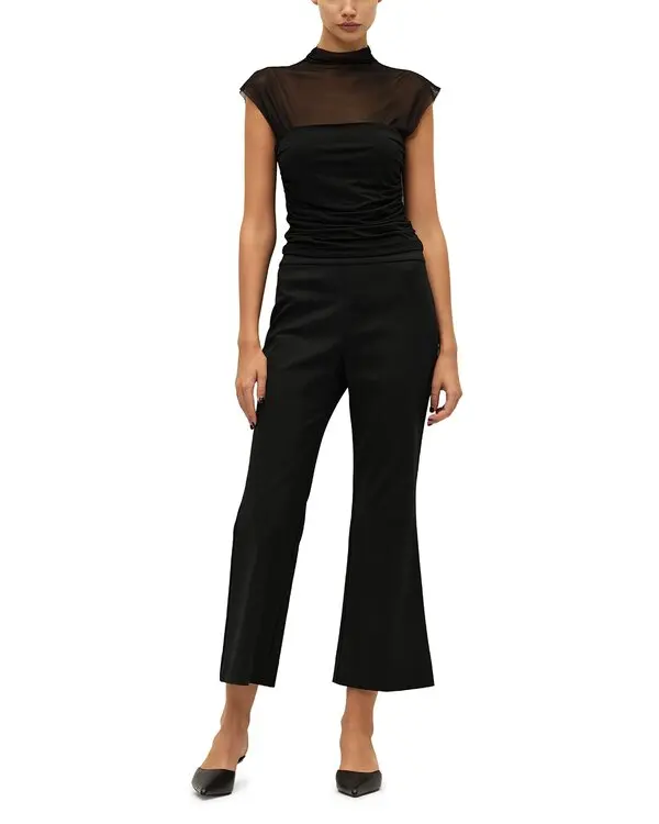 ELODIE THE LABEL Lana Mock Neck Top