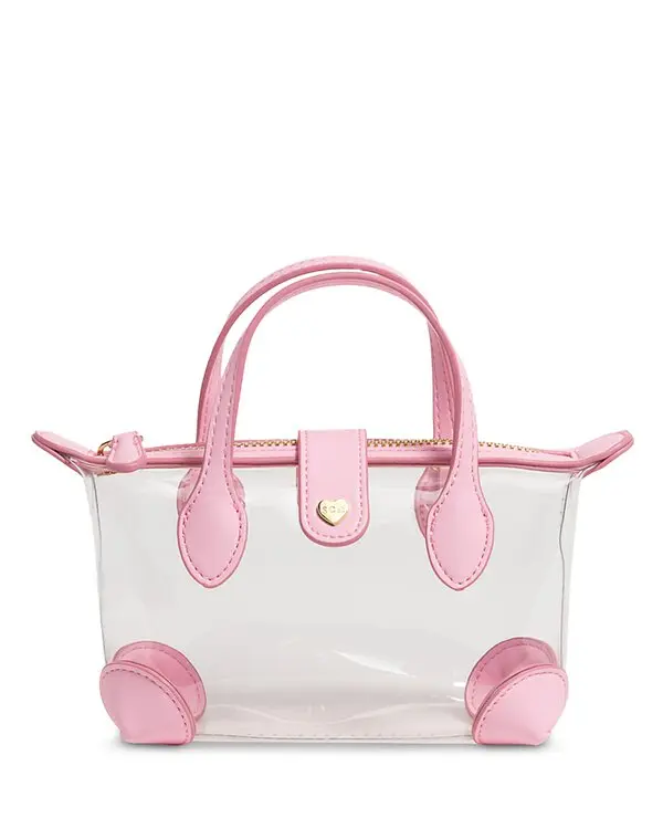 Stoney Clover Lane Clear Pouchette Crossbody Bag - Flamingo
