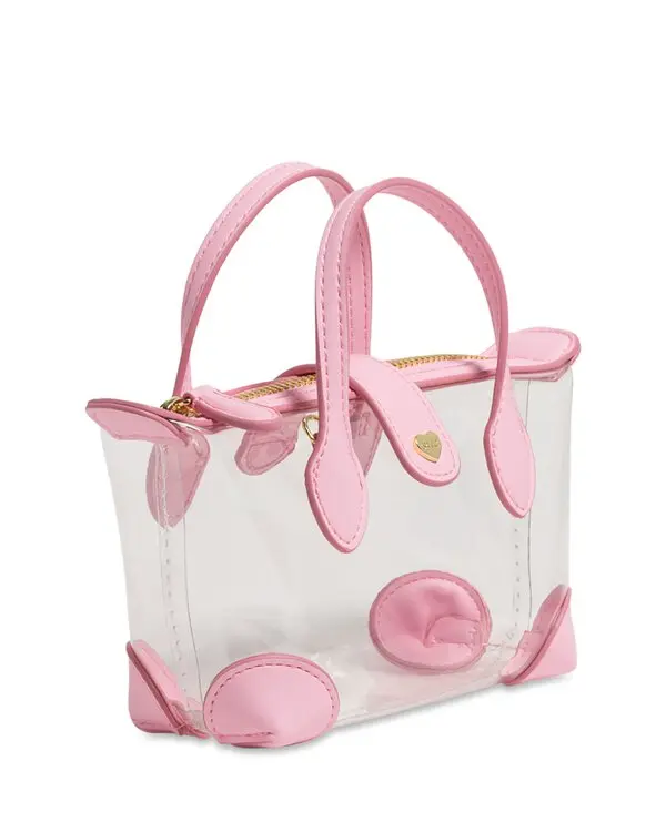 Stoney Clover Lane Clear Pouchette Crossbody Bag - Flamingo
