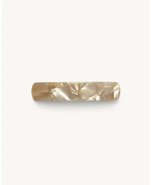 MACHETE No. 3 Heirloom Barrette - Sand Shell