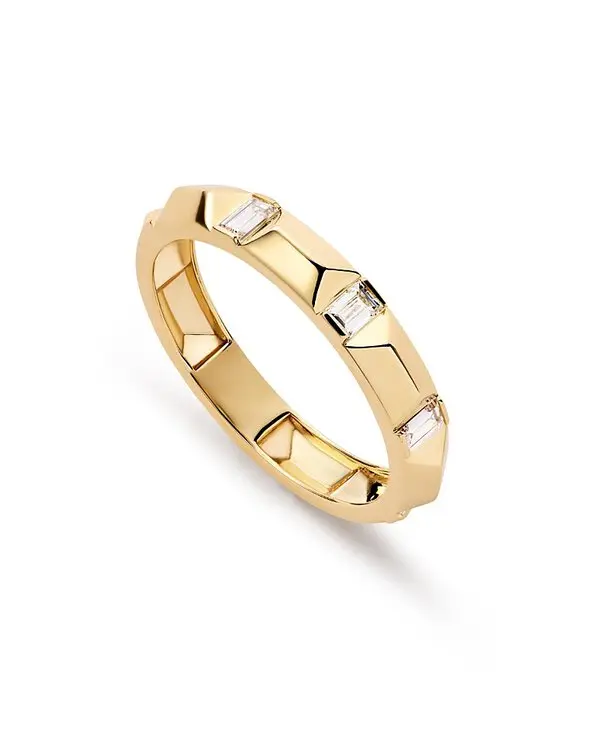 ANA LUISA Astrid Lab Grown Diamond Station Ring - Gold