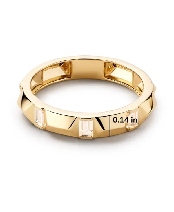 ANA LUISA Astrid Lab Grown Diamond Station Ring