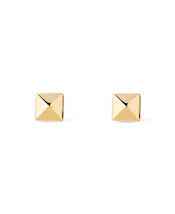 ANA LUISA Pyramid Stud Earrings - Gold