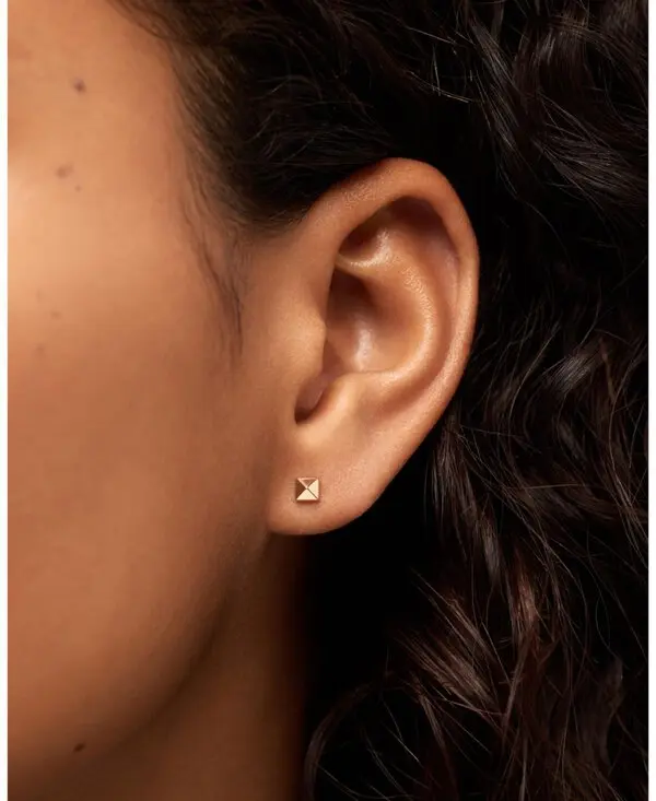 ANA LUISA Pyramid Stud Earrings