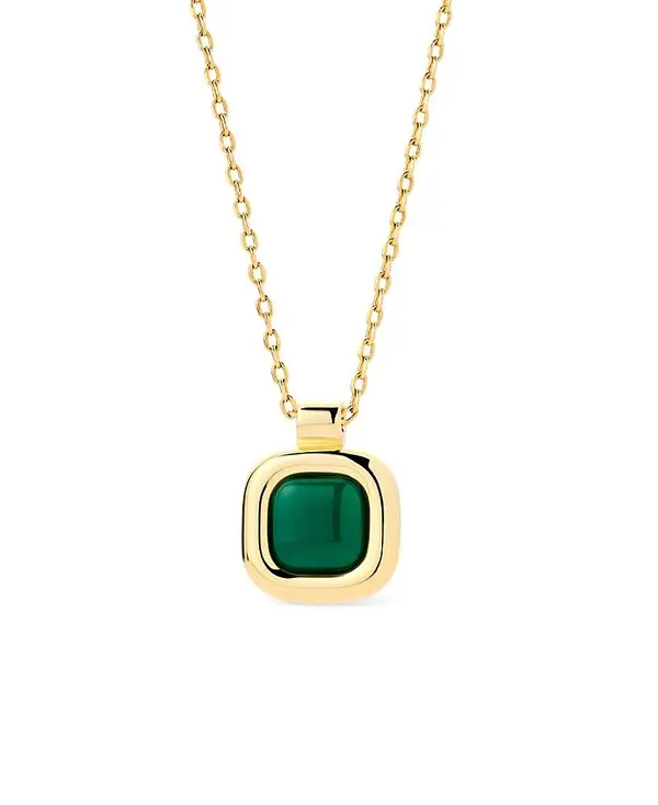 ANA LUISA Clara Mother Of Pearl Pendant - Green