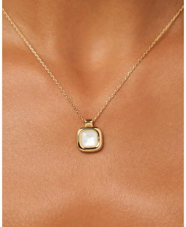 ANA LUISA Clara Mother Of Pearl Pendant
