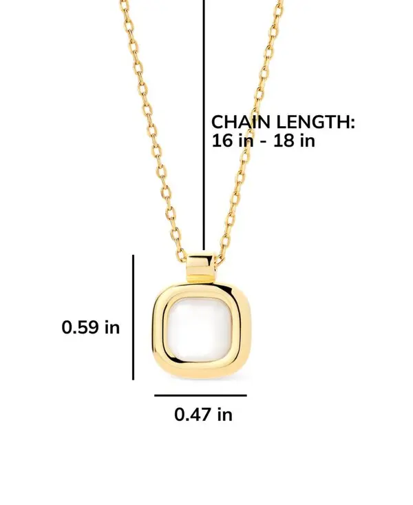 ANA LUISA Clara Mother Of Pearl Pendant