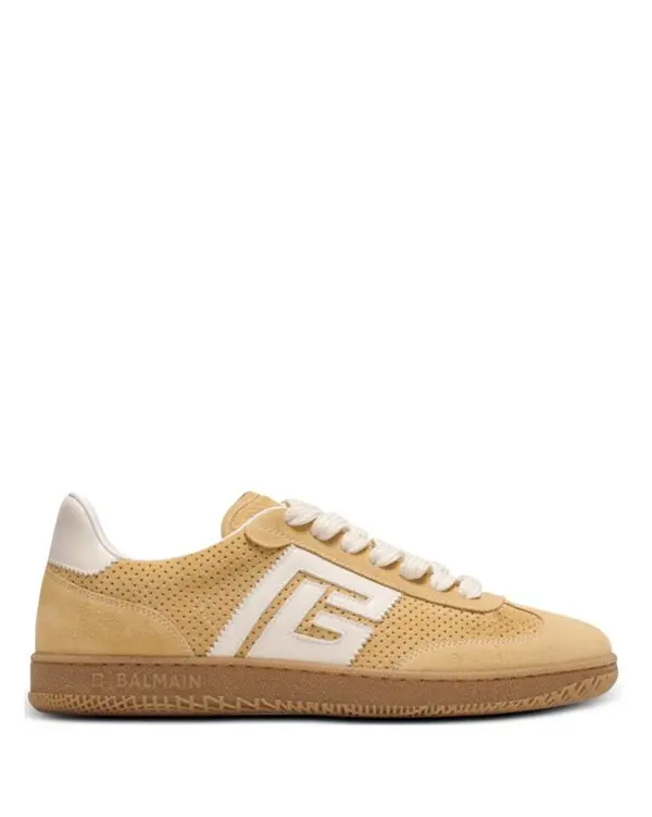 Balmain Swan Trainers - Beige