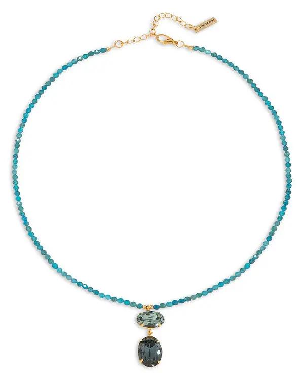 JENNIFER BEHR Freya Beaded Necklace - Blue