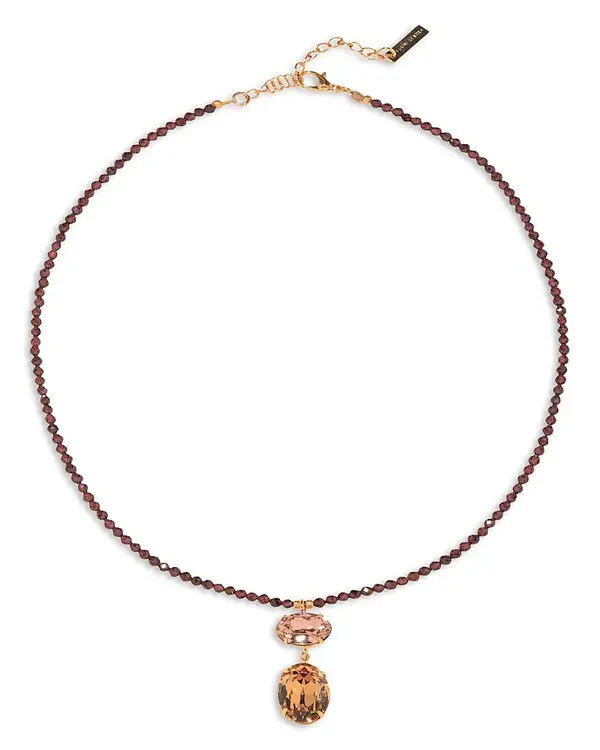 JENNIFER BEHR Freya Beaded Necklace - Red