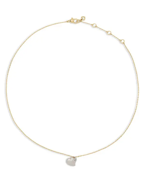 Kate Spade New York Amour Heart Pendant Necklace - Silver