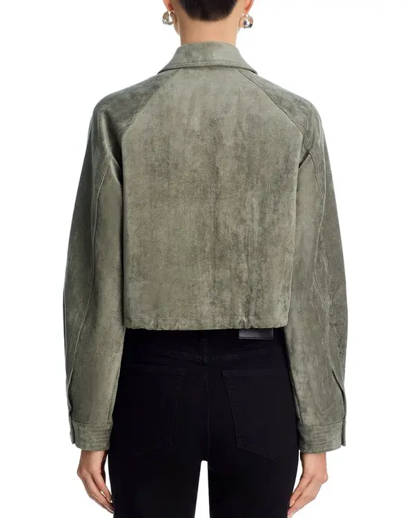 Blanknyc Faux Suede Zip Up Jacket
