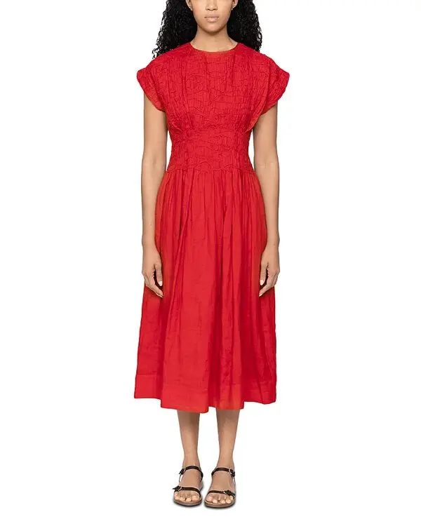 Sea Imogen Solid Midi Dress