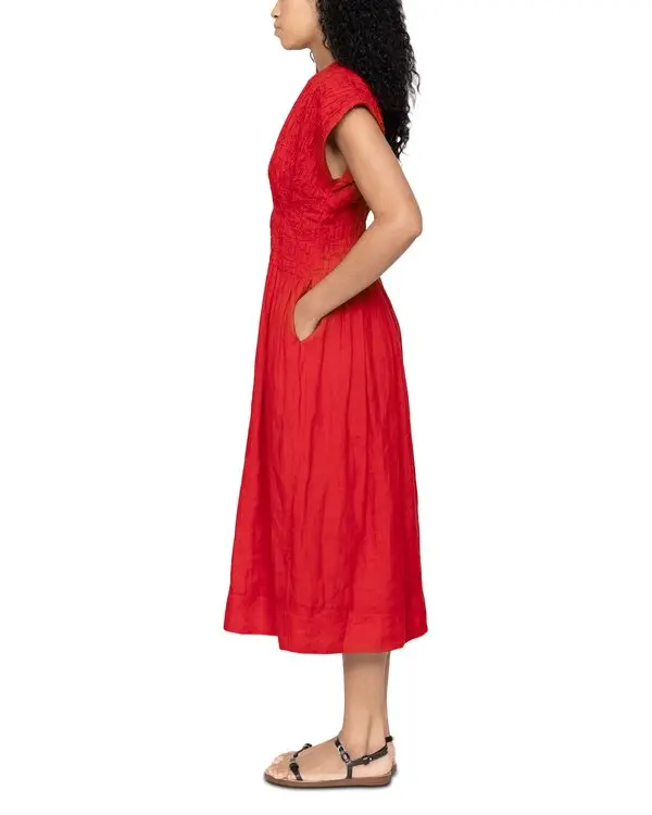 Sea Imogen Solid Midi Dress