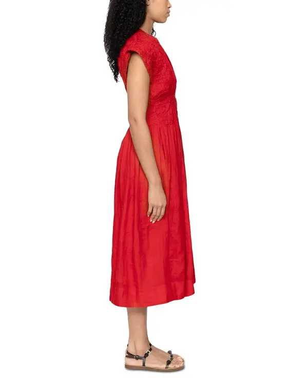 Sea Imogen Solid Midi Dress