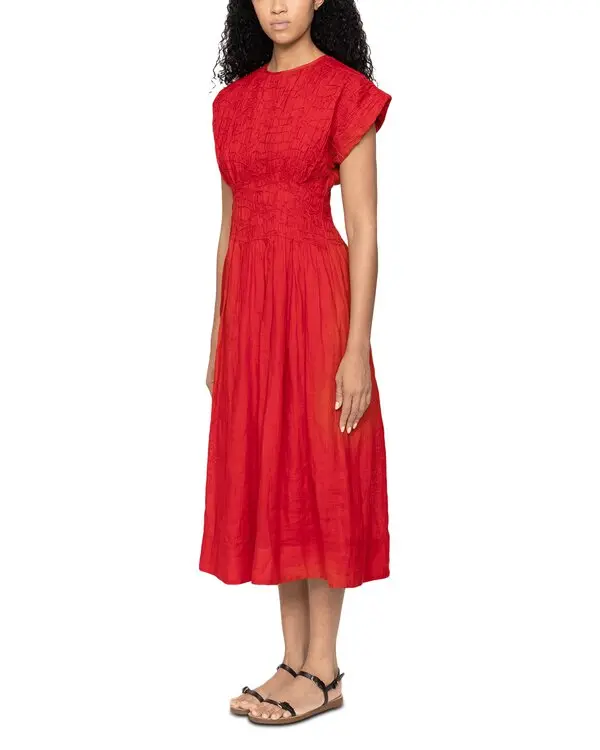 Sea Imogen Solid Midi Dress