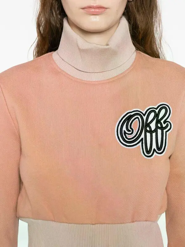 Off-White Ribbed Sweatshirt
