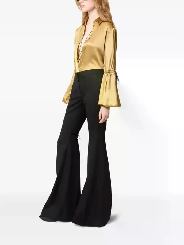Nina Ricci Bow-detail Flared Trousers