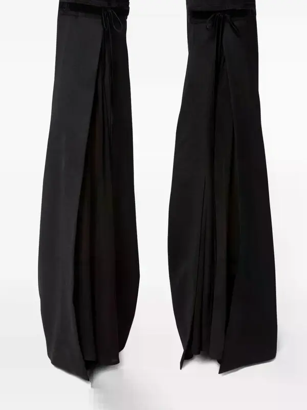 Nina Ricci Bow-detail Flared Trousers