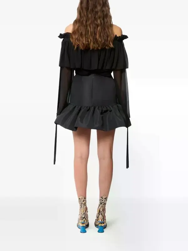 Nina Ricci Fitted Peplum Mini Skirt