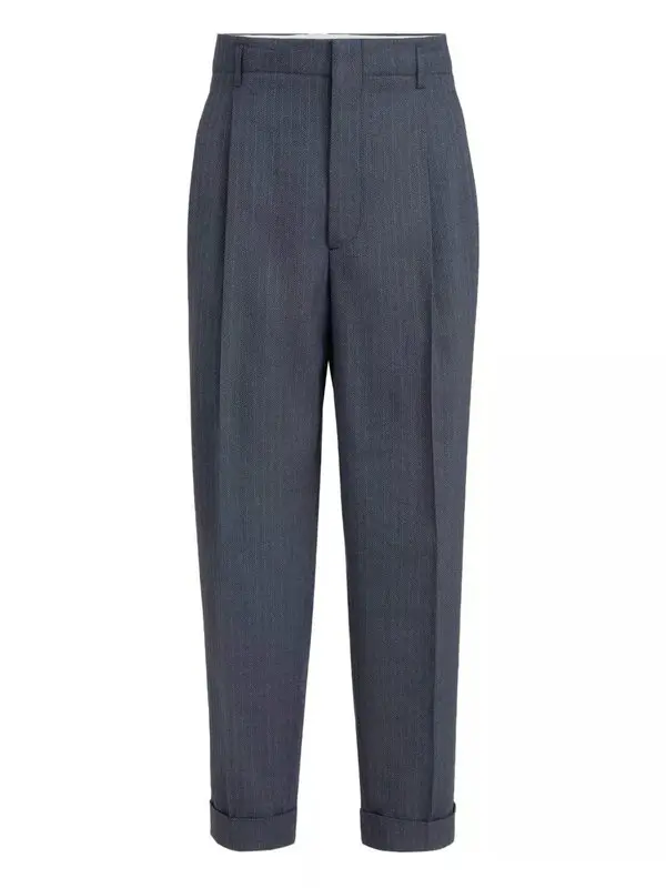 Brunello Cucinelli Pleated Trousers - Blue