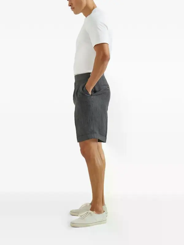 Brunello Cucinelli Double-pleat Shorts - Grey
