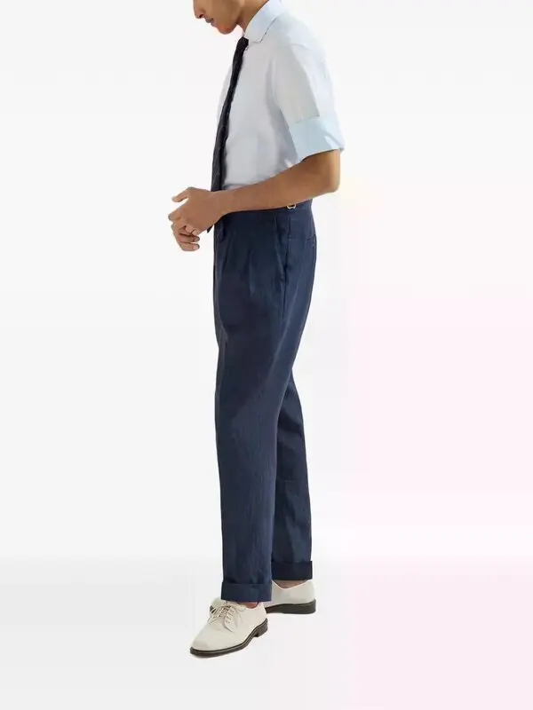 Brunello Cucinelli Pleated Trousers - Blue