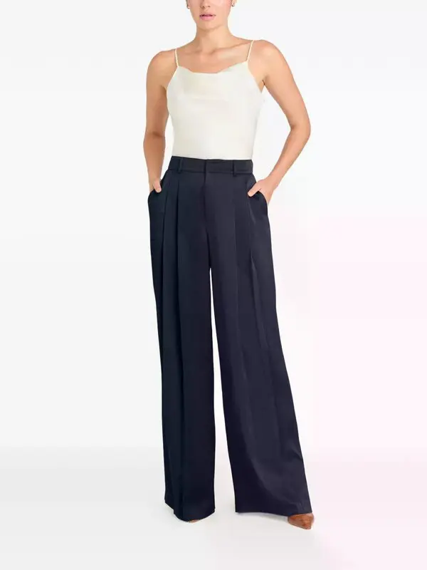 Cinq À Sept Marne Pleated Trousers - Blue