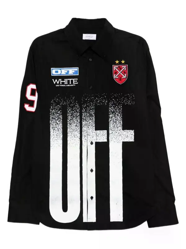 Off-White Big-off Gradient Shirt - Black