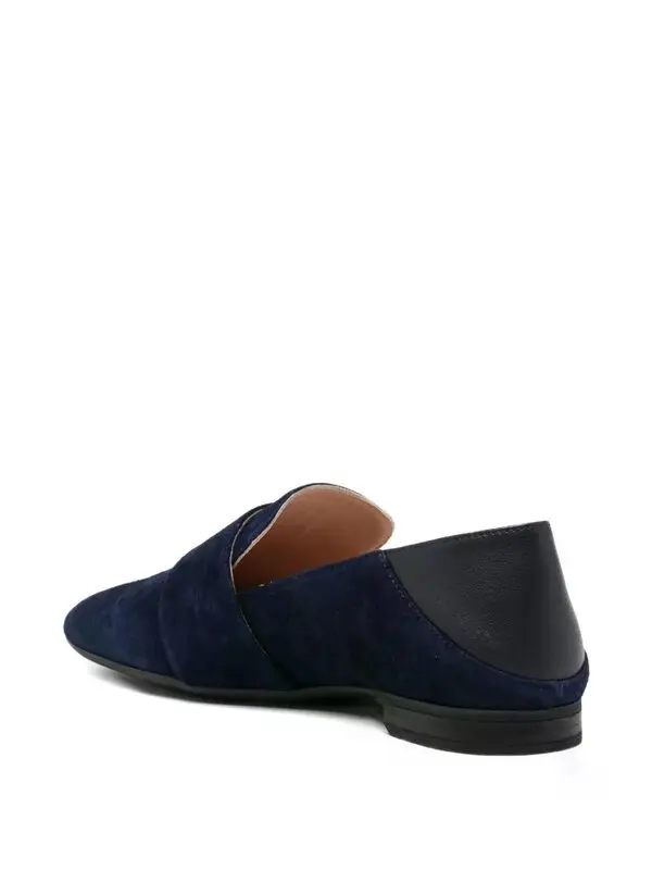 Bally Buckle Strap Loafers - Blue
