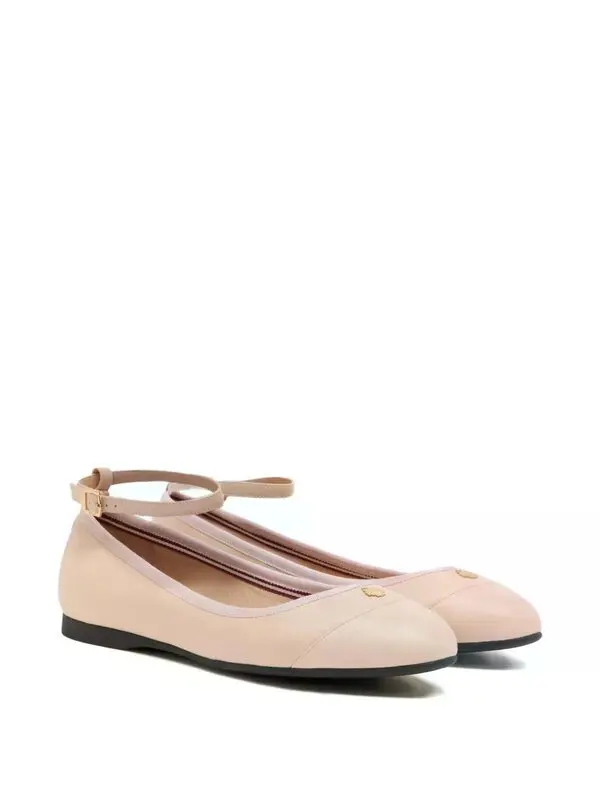 Bally Ysla Ankle-strap Ballerina Flats