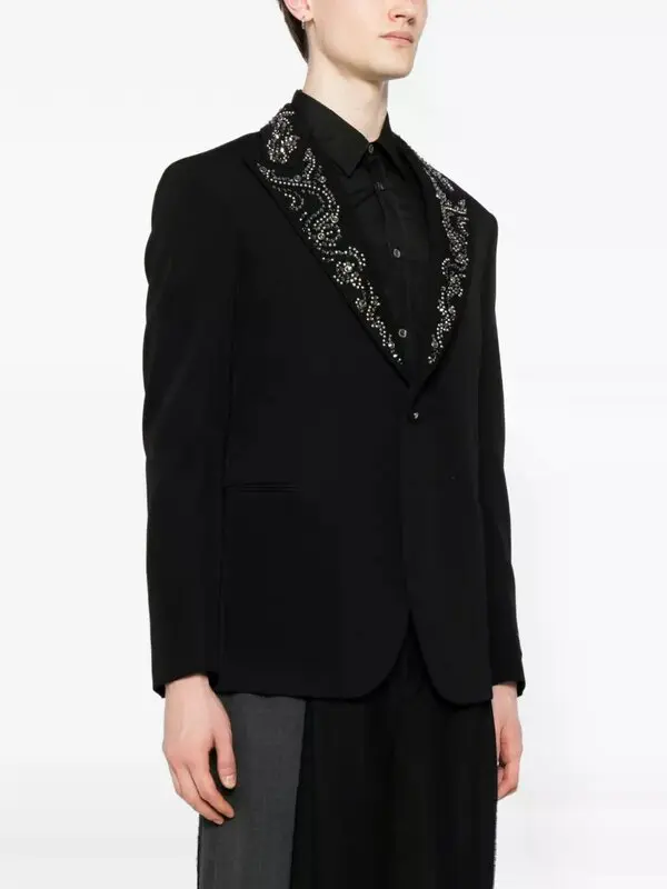 Versace Grain De Poudre Evening Blazer
