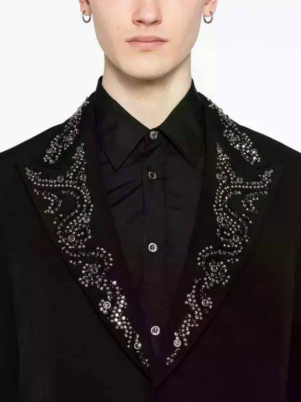Versace Grain De Poudre Evening Blazer