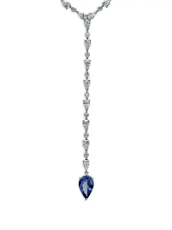 JEWELS AFICIONADO Multi-stone Lariat Necklace
