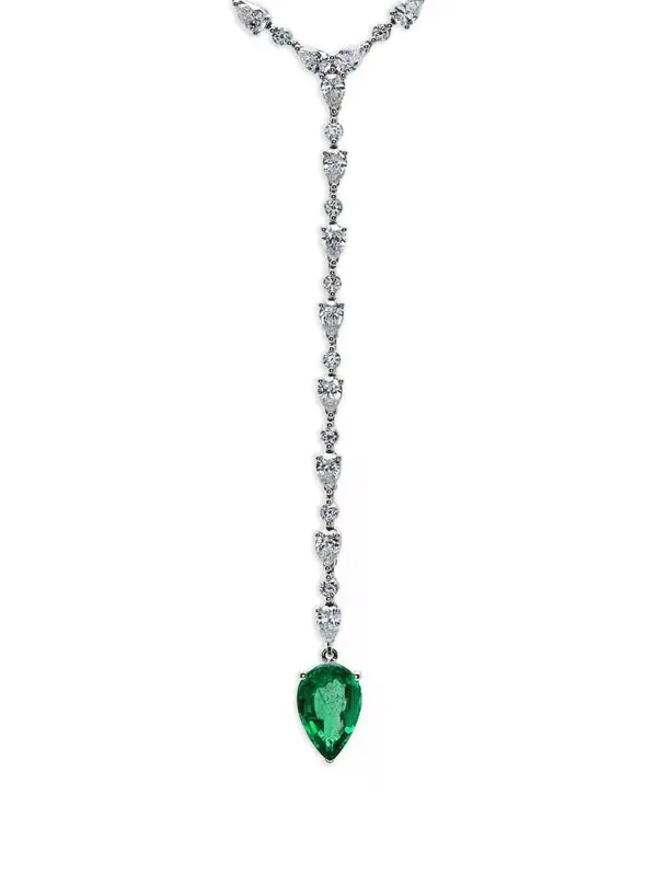 JEWELS AFICIONADO Multi-stone Lariat Necklace