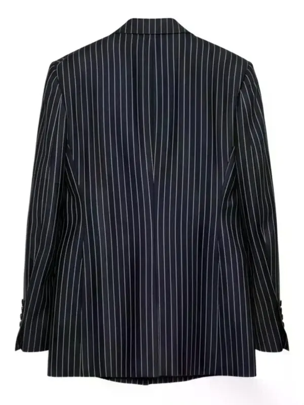 TOM FORD Double-breasted Pinstriped Blazer