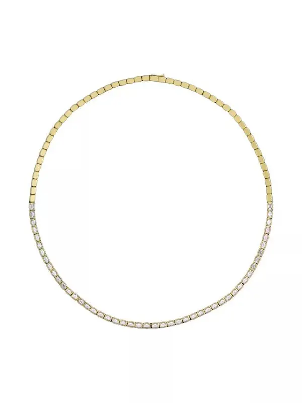 JEWELS AFICIONADO Diamond Tennis Necklace - Gold