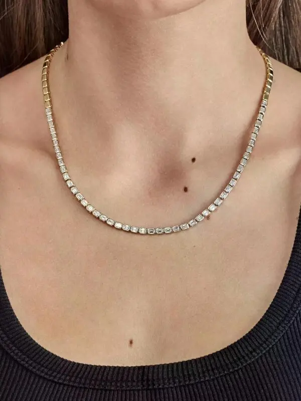 JEWELS AFICIONADO Diamond Tennis Necklace