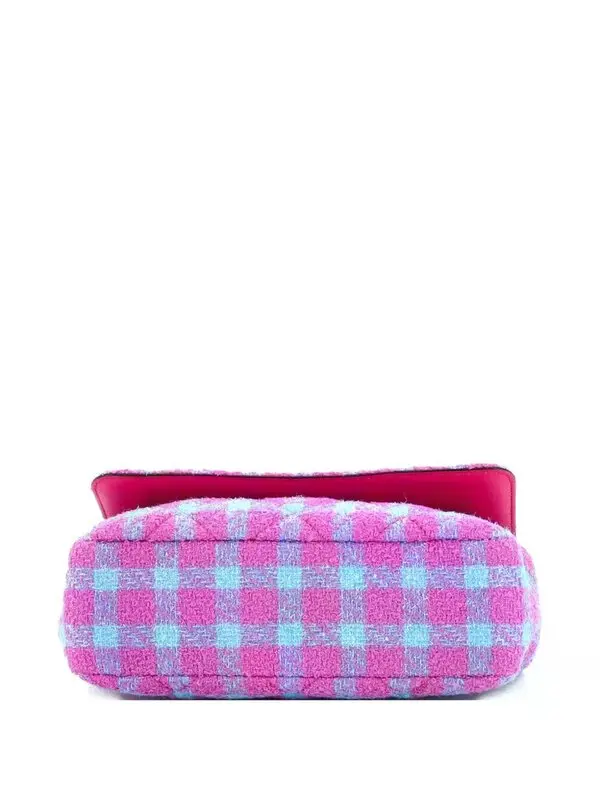 Versace Medusa Icon Quilted Tweed Chain Bag - Pink