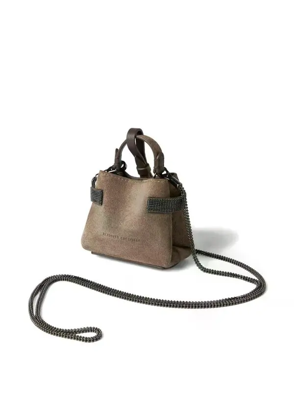 Brunello Cucinelli Essence Mini Bag - Neutrals
